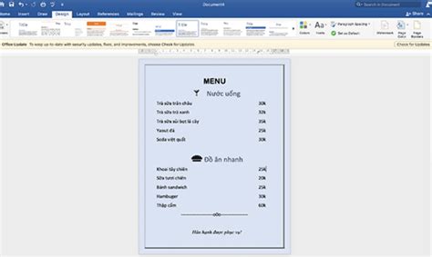 Hướng Dẫn Cách Làm Menu Trong Word đơn Giản Chuyên Nghiệp
