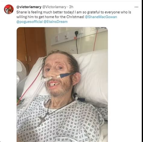 The Pogues Shane Macgowans Wife Shares Good News About Star Health