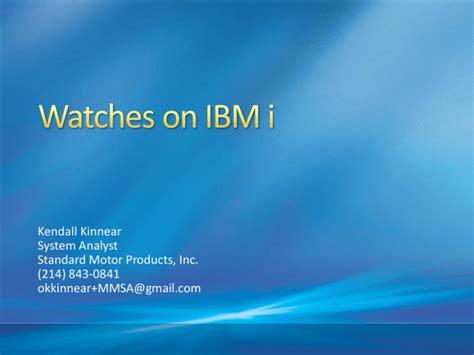 Ibm I System Event Watches Monitoring Qhst Messages