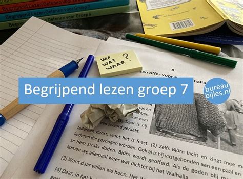 Begrijpend Lezen Groep 7 Oefenen Bureau Bijles