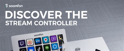 Soomfon Stream Controller Stream Control Deck With 15 Lcd Macro Keys Customizable