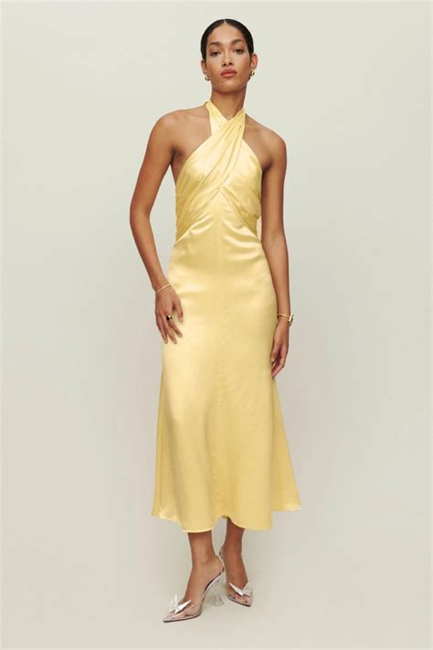 Rent Reformation Yellow Dress By Rotation Us