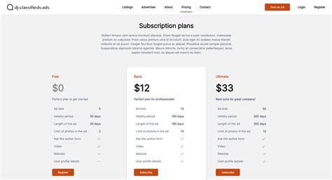 Joomla Classified Template DJ ClassifiedsAds