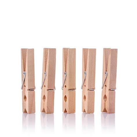 Pince Linge En Bois Photo Premium