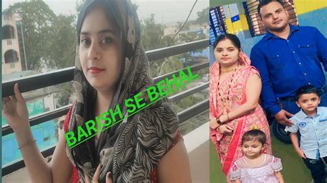 Barish Ne Kiya Bura Haal🤭🤭 Ashmitamomvlog Rain Viral Youtubestatus