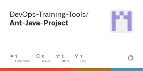 Github Devops Training Toolsant Java Project
