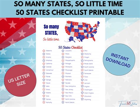 Free Printable List Of 50 States Download Free Printable List Of 50