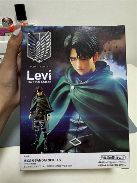 Aot Attack On Titan Banpresto The Final Season Levi Ackerman Figure