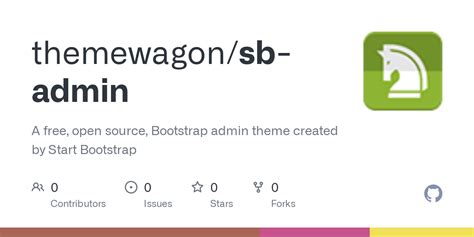 GitHub Themewagon Sb Admin A Free Open Source Bootstrap Admin Theme Created By Start Bootstrap