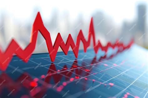 Premium Photo A Photo Showing A Red Line Graph Placed On Top Of A