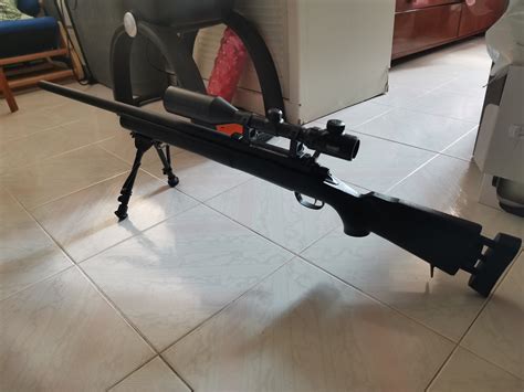 Further Upgradedand With A Bipod Airsoft