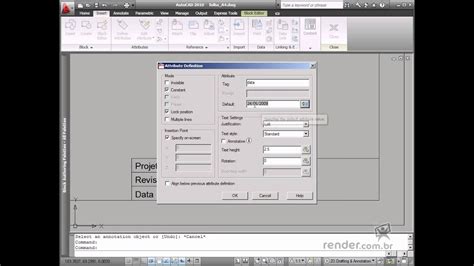 Defining Attributes In AutoCAD Inserting Additional Information In Blocks M A YouTube