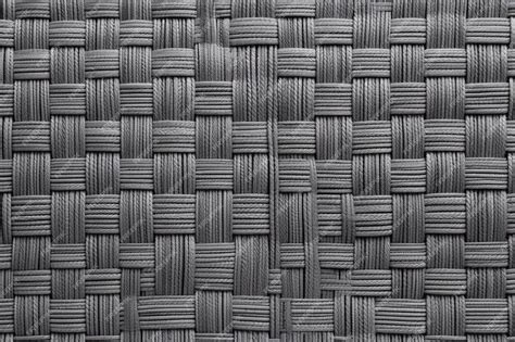 Premium Photo Black Woven Fabric Texture Woven Fabric Background