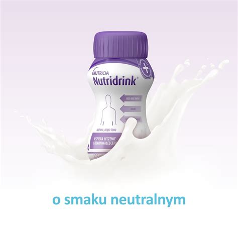 Nutridrink, smak neutralny, płyn, 4 x 125 ml