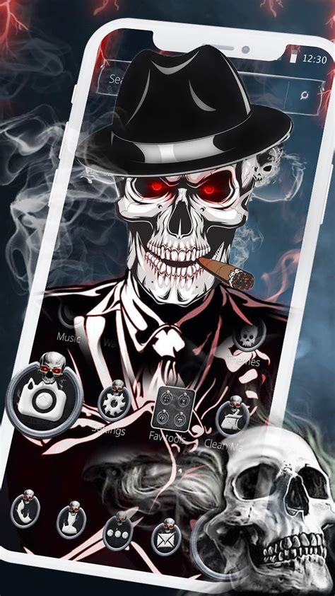 Wallpaper Skull Keren