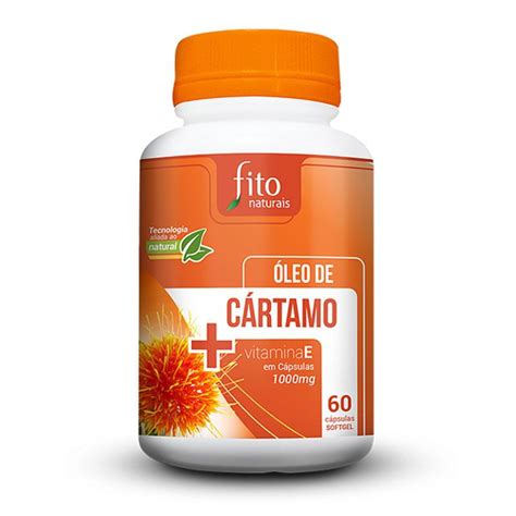 Óleo de Cártamo Vitamina E 60 Cápsulas Fito Naturais no Shoptime
