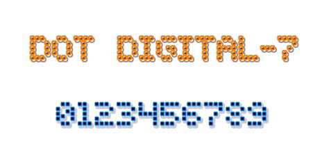 Dot Digital 7 Font