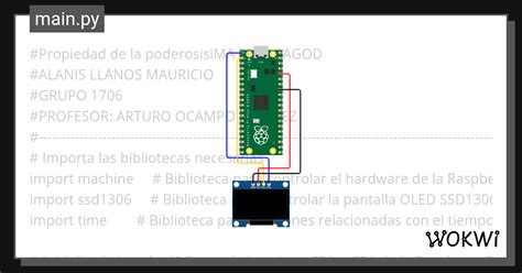 Oled Wokwi ESP STM Arduino Simulator