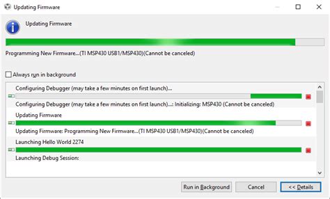 MSP EXP F LP LP Firmware Recovery Need Help MSP Low Power Microcontroller Forum MSP