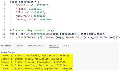 Python Iterate Through Dictionary By Index