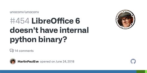 Libreoffice 6 Doesnt Have Internal Python Binary · Issue 454