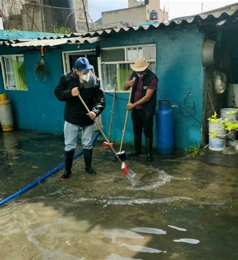 Afectadas 60 Viviendas Por Inundación En San Mateo Atenco Monitorean
