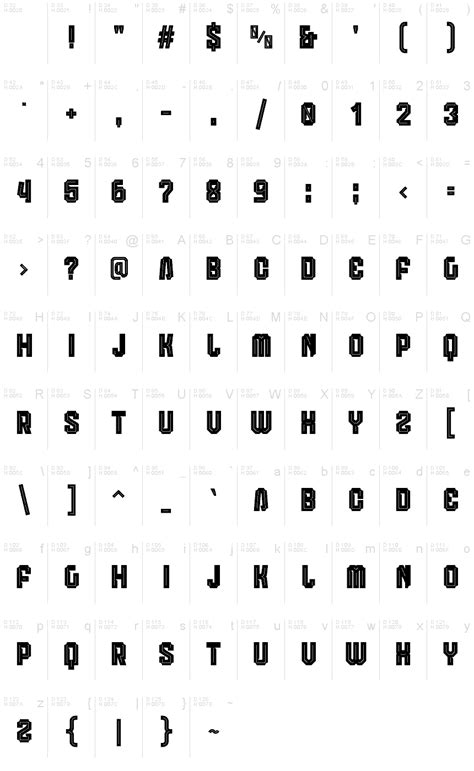 Anderlecht Inverted Inline Font