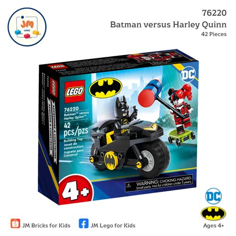 Lego Dc Batman 76220 Batman Versus Harley Quinn 42 Pieces สำหรับเด็ก
