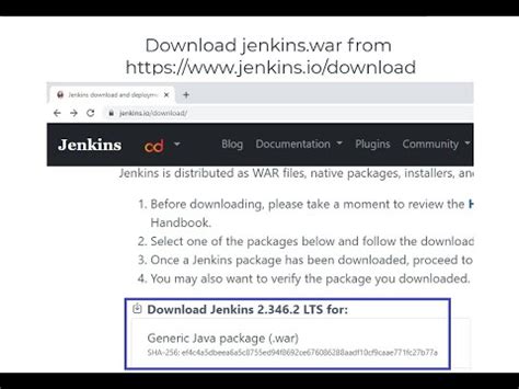 Using Jenkins Without Installation Using Jenkins War File YouTube