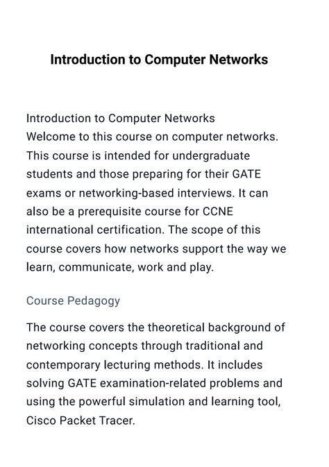 Solution Introduction To Computer Networks Studypool