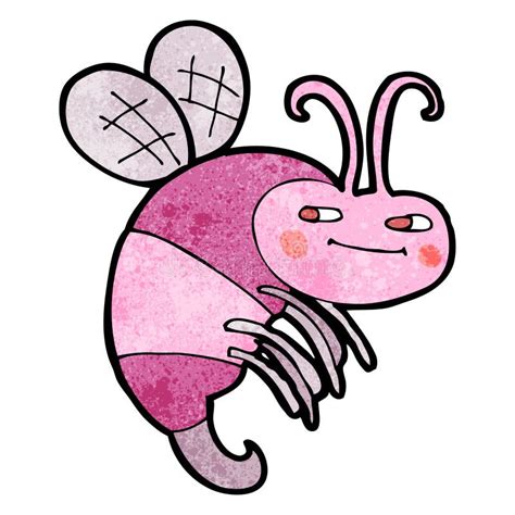 Gulligt Tecknad Filmbi Stock Illustrationer Illustration Av Tecknat