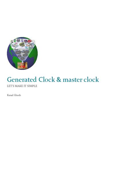 Generated Clock Master Clock Pdf Electronics Computing