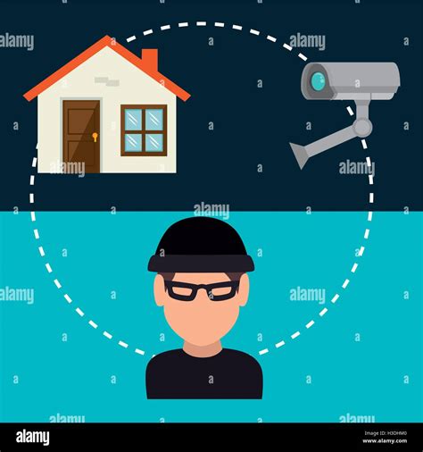 House Security System Design Stock Vector Image Art Alamy
