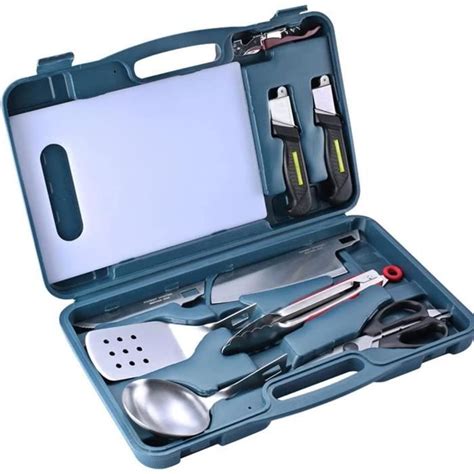 Ensemble D outils De Barbecue en Acier Inoxydable De Pièces Ensemble De Couteaux De Cuisine
