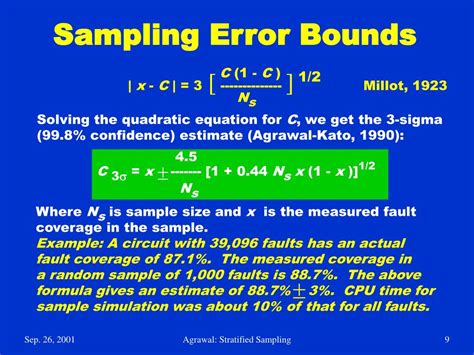 Ppt Stratified Sampling For Fault Coverage Of Vlsi Systems Powerpoint