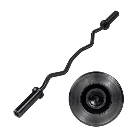 Olympic Curl Bar Black Apple Fitness