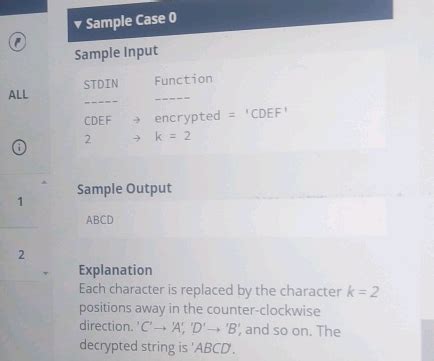 Sample Case 0 Sample Input Sample Output 1 A StudyX
