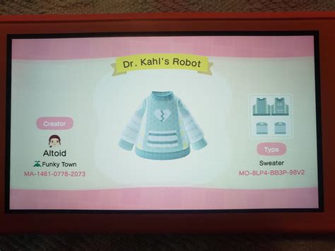 I Made A Design In Acnh Based On Dr Kahls Robot Rcuphead
