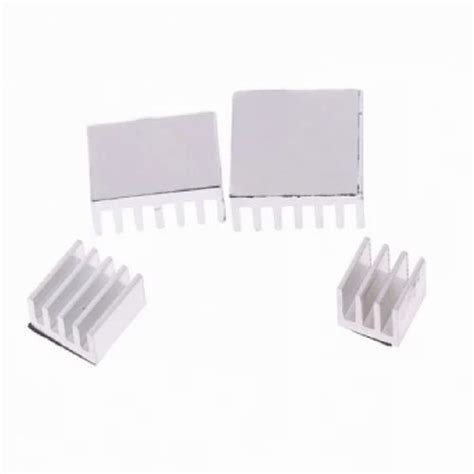 Raspberry Pi Aluminium Heat Sink Set For Computers Square Fin At Piece In New Delhi