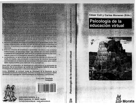 Psicologia De La Educacion Virtual Coll Y Monereo 9788471 125194