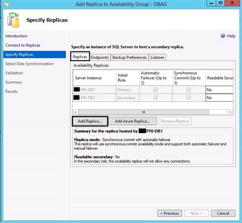Add Secondary Replica To Existing Sql Server Alwayson Availability Group