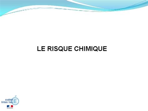 Le Risque Chimique Classes De Danger Clp Classes