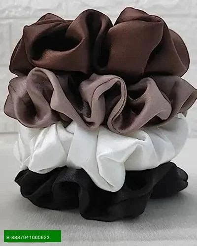 Artlift Satin Scrunchies For Womengirls Pack Of 4 At Rs 51500