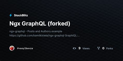 Ngx Graphql Forked Stackblitz