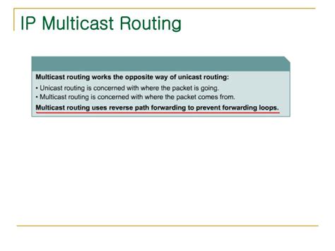 Ppt Module 7 Ip Multicasting Powerpoint Presentation Free Download Id3497810