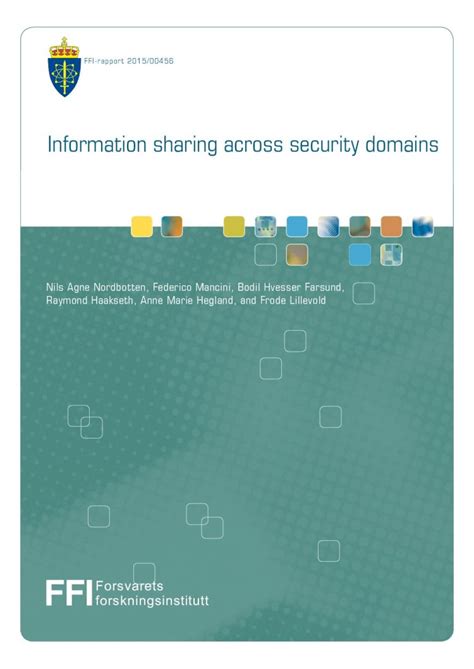 Pdf Information Sharing Across Security Domains · Eg