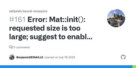 Error Matinit Requested Size Is Too Large Suggest To Enable Arma64bitword Runvelocity