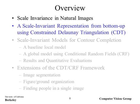 Computer Vision Group University Of California Berkeley Scale Invariant Random Fields For Mid