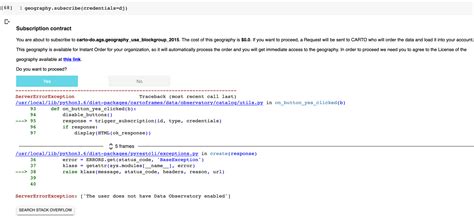 Review Subscription Workflow Messages Issue CartoDB Cartoframes GitHub