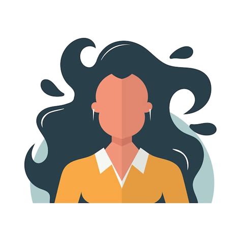 Premium Vector Female Face Avatar Illustration Vector On White
